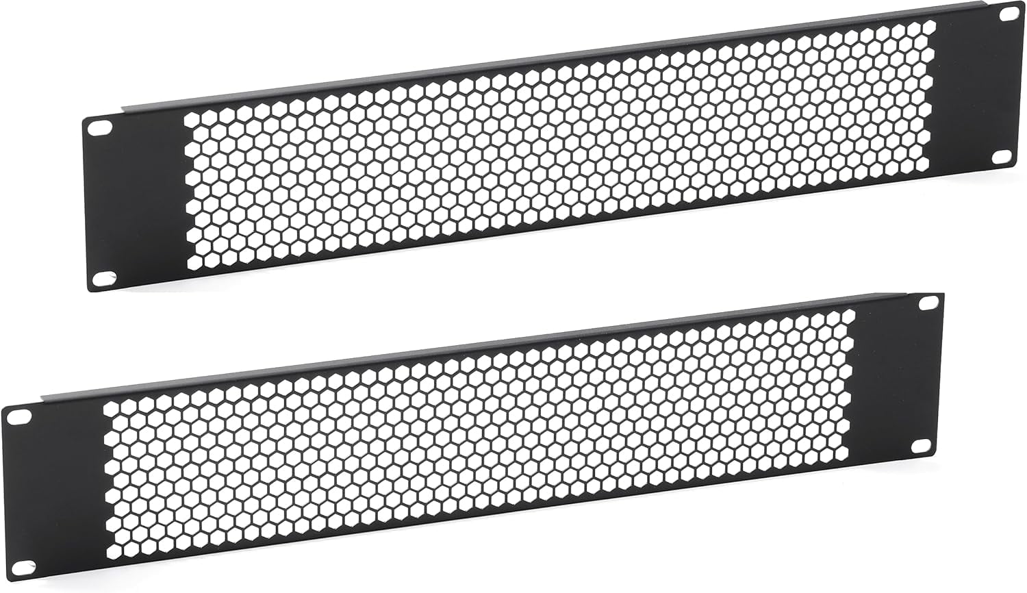 2PCS 2U Blank Rack Mount Panel Spacer with Venting for 19'' Server Rack ...