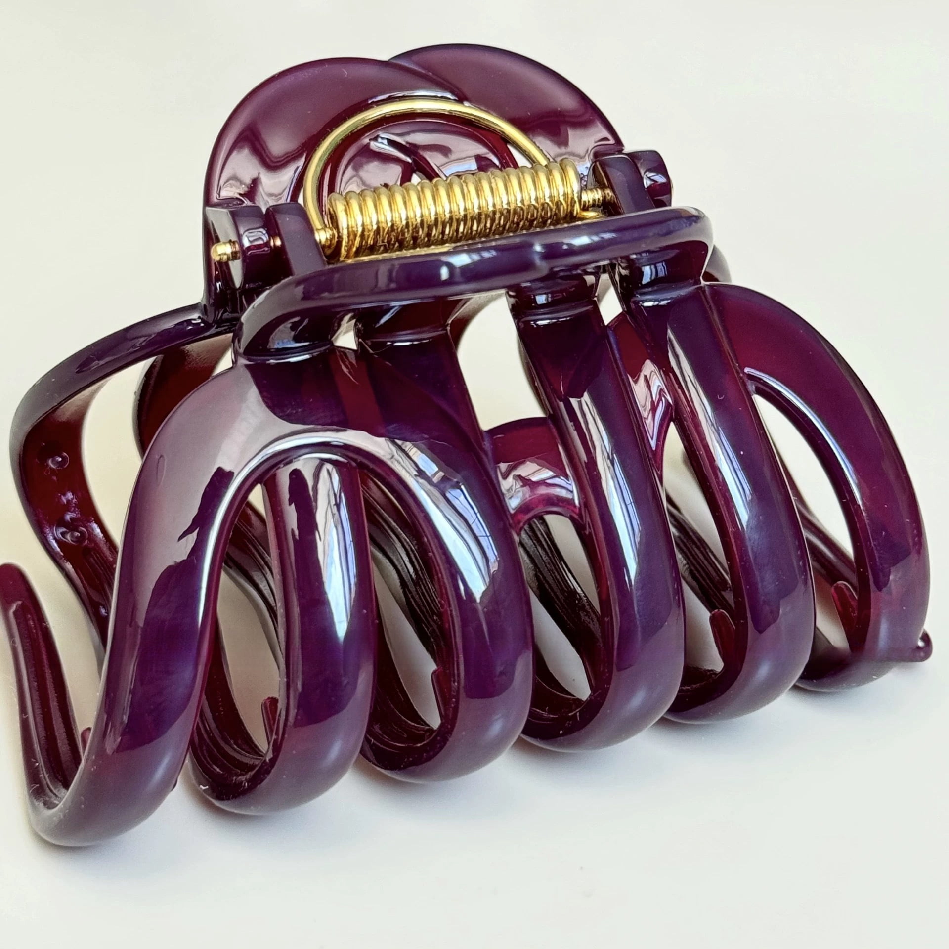 2PCS 3.7-inch women's pumpkin hair clip, Giant turtle shell hair clip ...