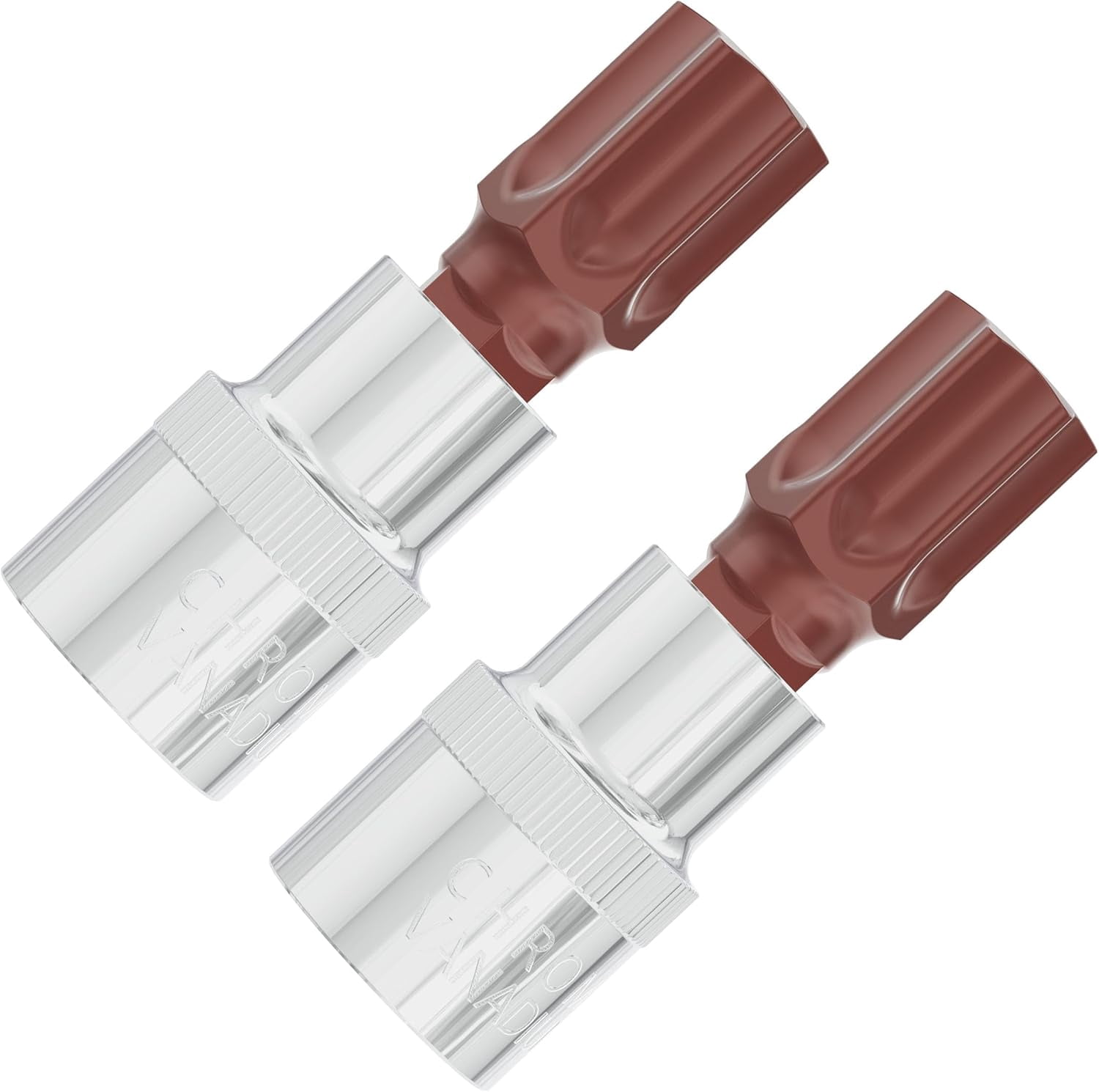 2PCS 3/8" Drive T45 Torx Bit Socket, S2 Steel Bits, Heat Treated CR-V ...