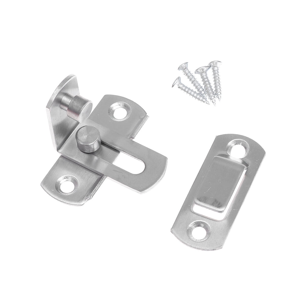 2PCS 3 Inch 90 Degree Door Latch Bolt Stainless Steel Lock Sliding Door ...