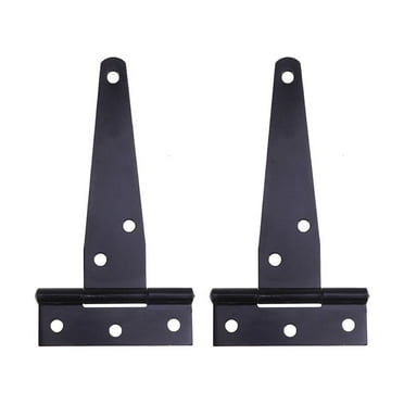 Renovators Supply Black Iron T Strap Hinge 4" L Modern Decorative Arrow ...