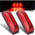 2PCS 3 LED Truck Trailer Front Rear LED Side Marker Lights [DOT ...