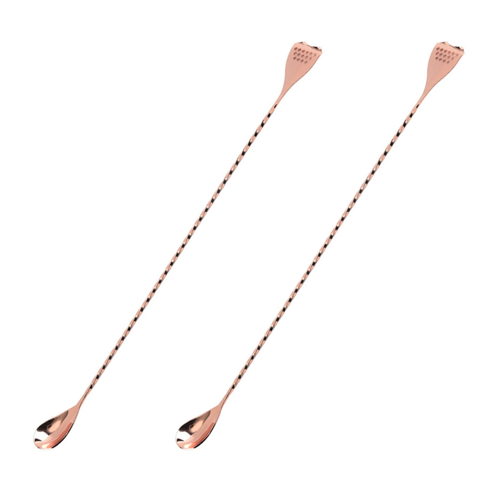 2PCS 304 Stainless Steel Mixing Spoon Long Bar for in 4 Colors Durable ...