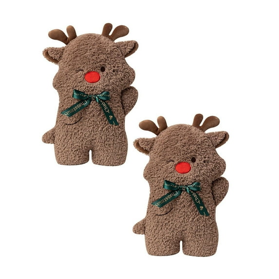 2PCS 3D Christmas Pillows Decorative Throw Pillows - Soft Filling ...