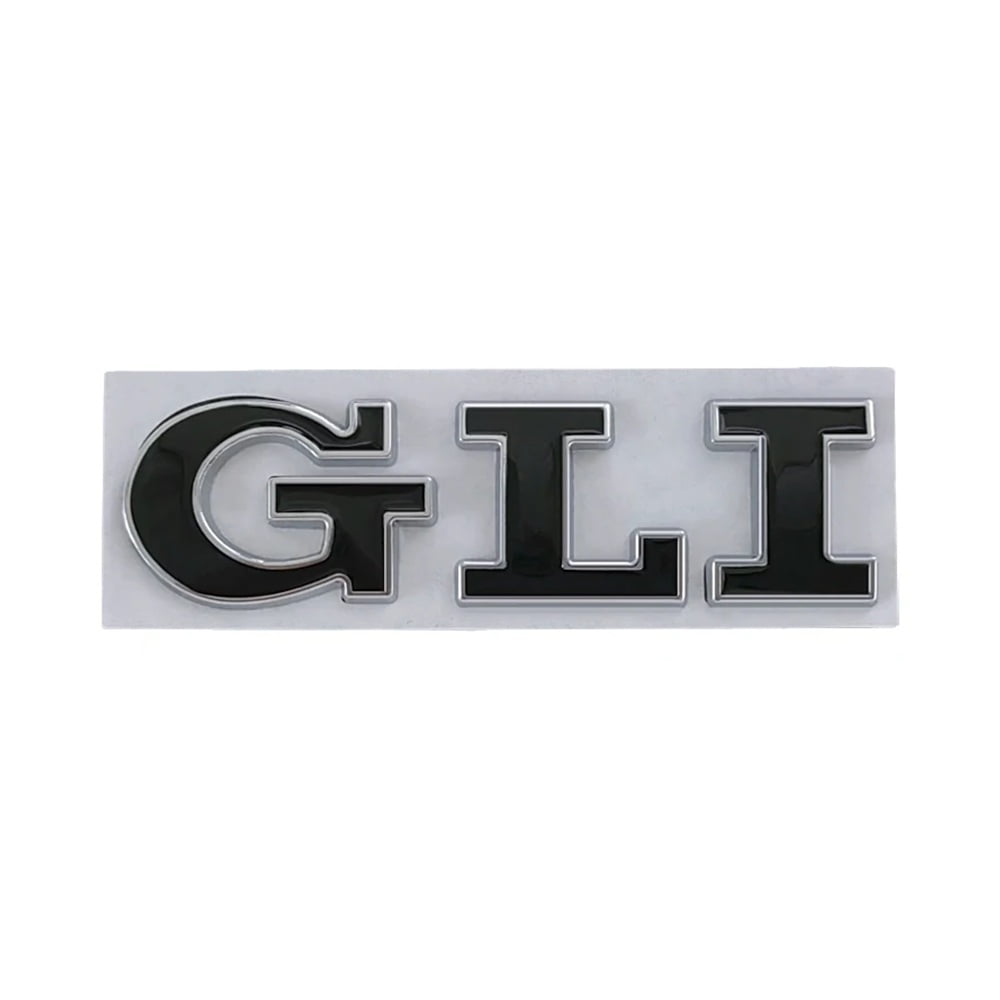 2PCS 3D Metal Logo GLI Emblem Letters Badge Car Rear Trunk Sticker for ...