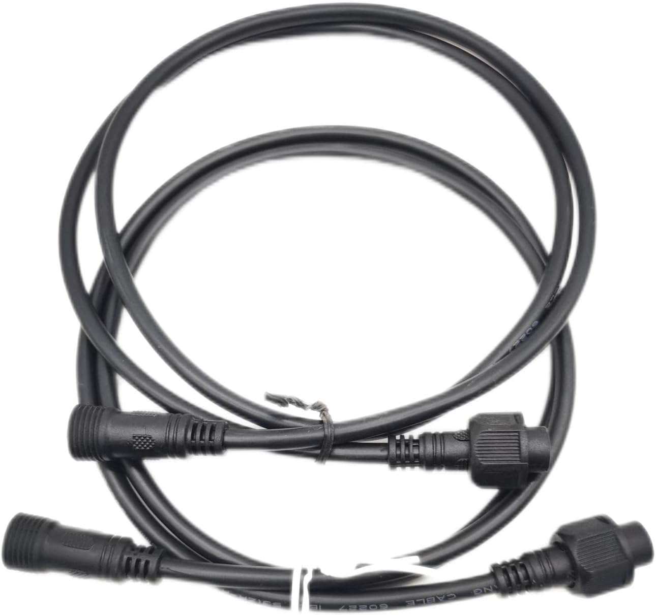 2PCS 3Pin 18AWG IP67 Extension Cable Wire with Male and Female ...