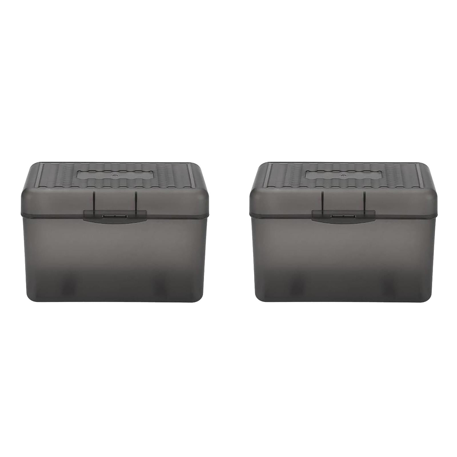 2PCS 3x5 Index Card Holder with 100 Heavyweight Ruled Index Cards and ...