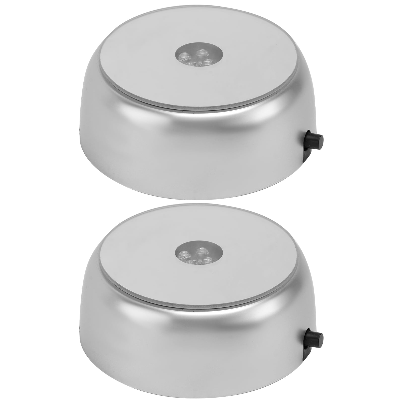 NIAIZEK 2 Set Color Changing LED Light Display Stand with 4 LEDs for ...