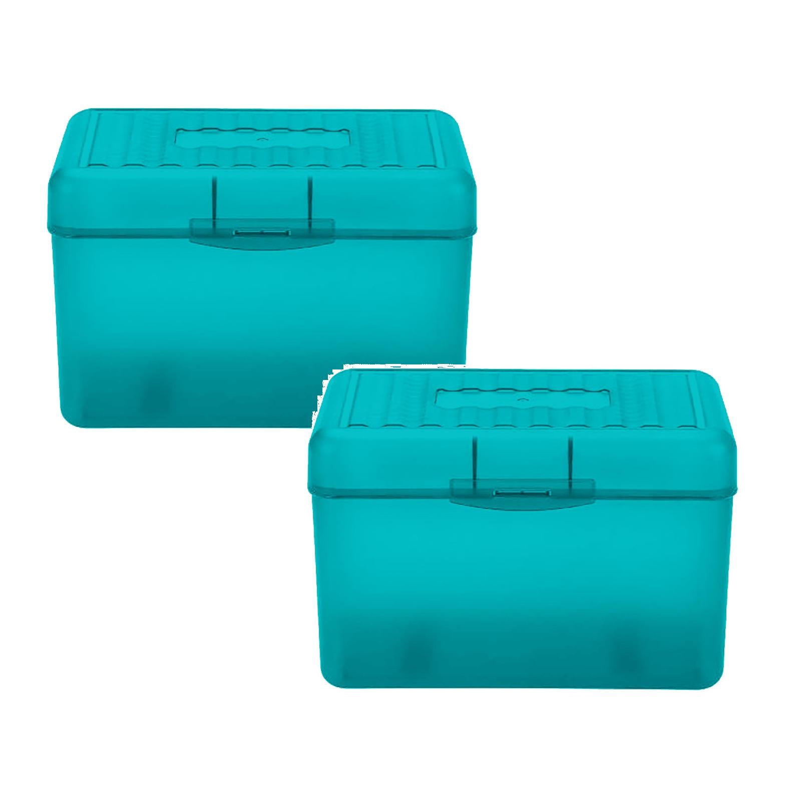 2PCS 4 x 6 inch Index Card Box - Index Card Holder Notecard Box Recipe ...
