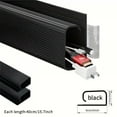 2PCS 40cm/15.75inch Under Desk Cable Management Tray PVC Power wire ...