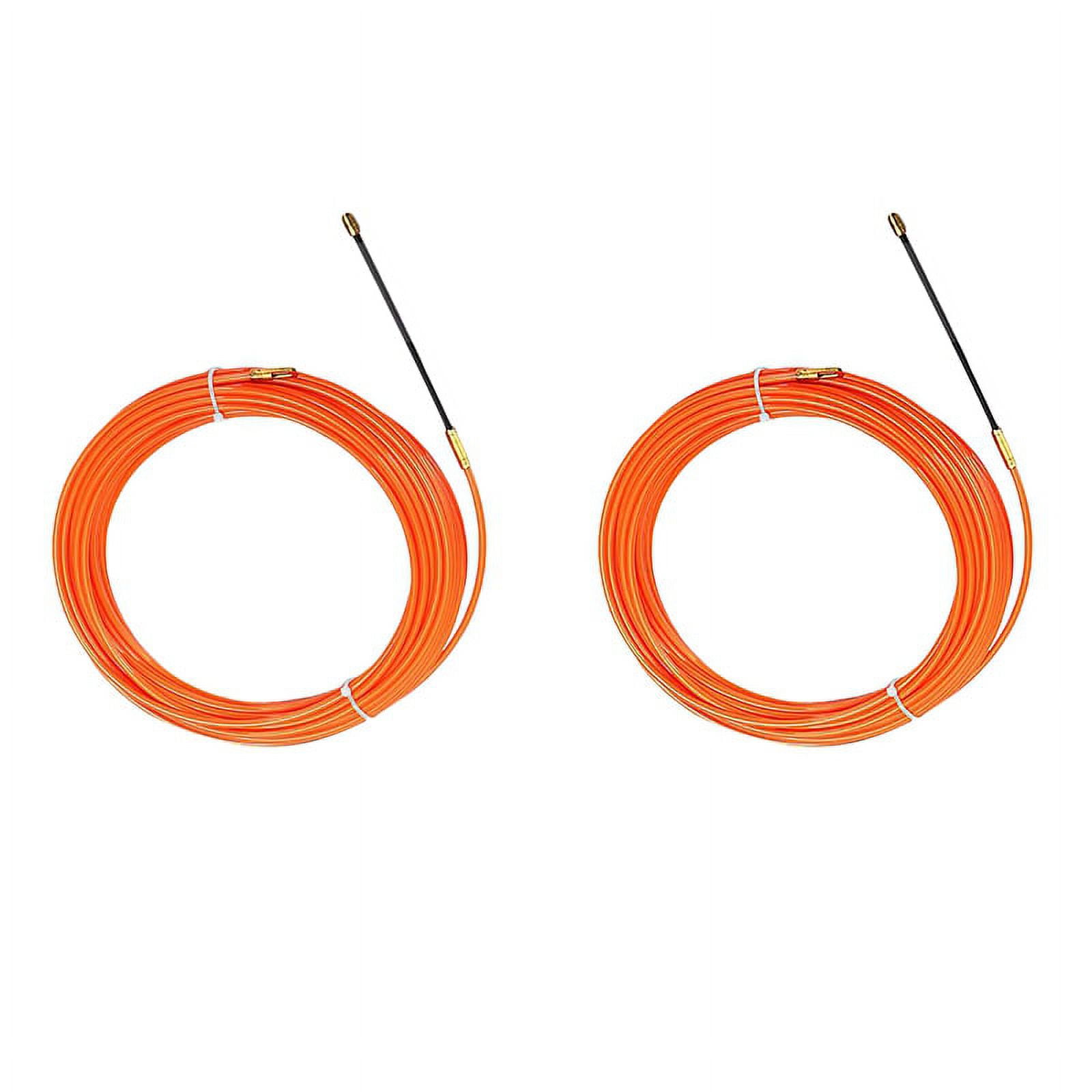 2PCS 4mm Orange Guide Device Nylon Electric Cable Push Pullers Duct ...