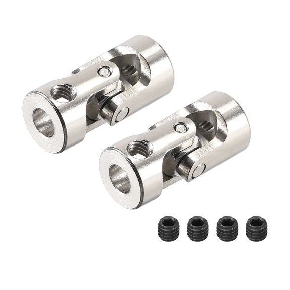 Unique Bargains 1Pcs 10mm to 10mm Inner Dia Rotatable Universal Shaft U ...