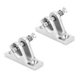 2pcs 55 X 18mm Stainless Steel 316 Boat Deck Hinge Mount Fitting Marine