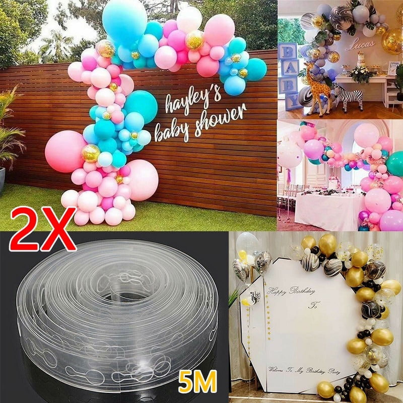 2PCS 5M Balloon Strip Arch Garland Connect Chain DIY For Party ...