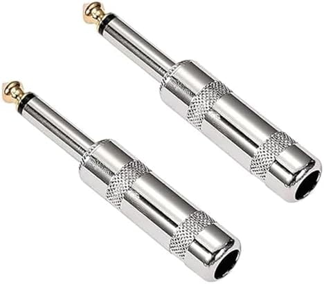 2PCS 6.35mm Heavy Duty Mono Solder Jacks Audio Equipment Plug Suitable ...