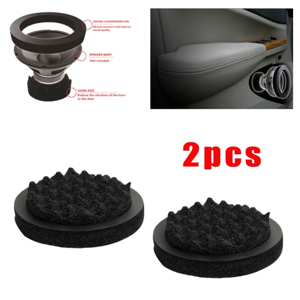 2PCS 6.5" Universal Foam Rings for Improved Bass & Soundproofing Car ...