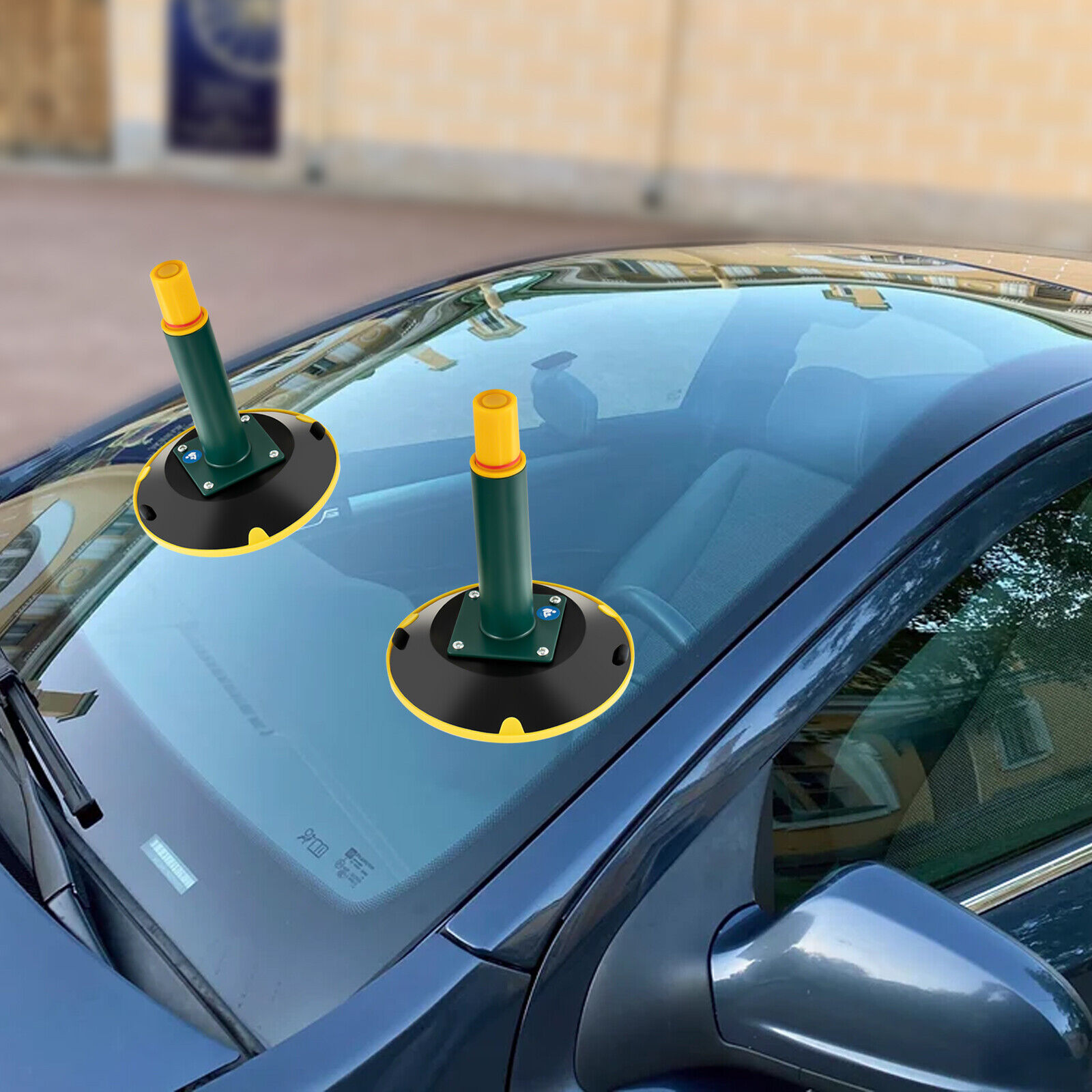 2PCS 6''75KG Glass Lifting Metal Handle Vertical Vacuum Suction Cup ...