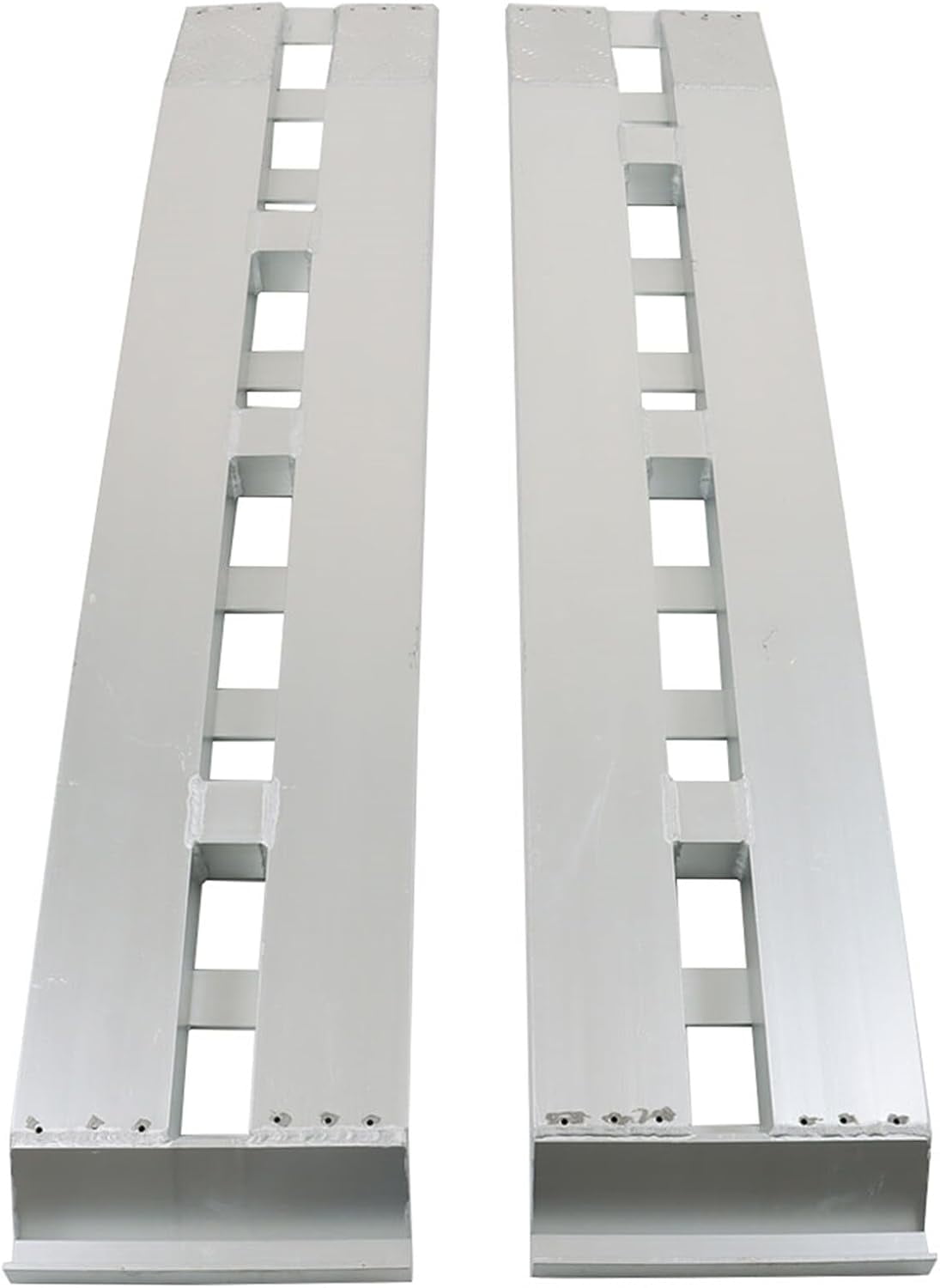2PCS 60 Inch x 12 Inch Aluminum Trailer Loading Ramps - 6000 lbs ...