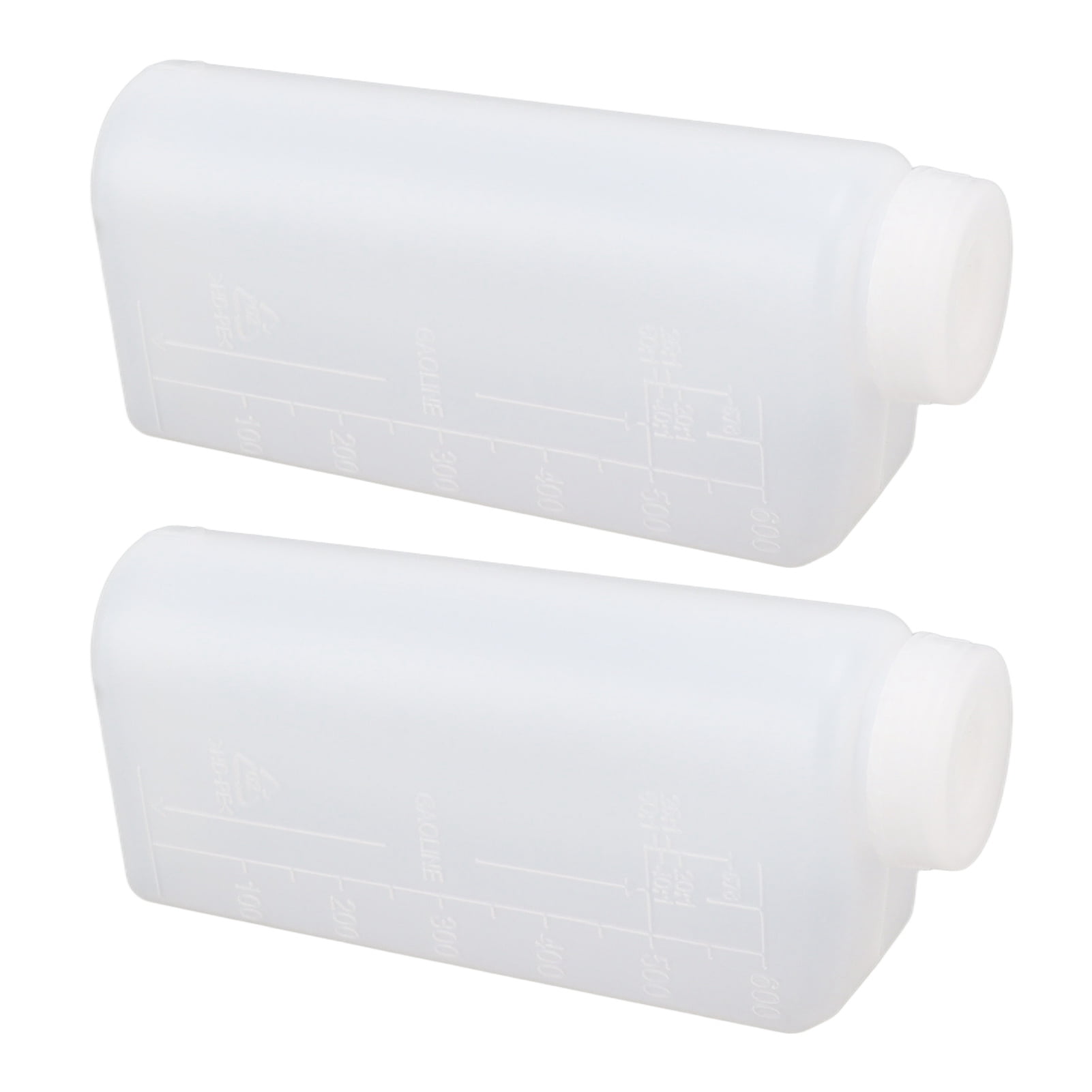 2PCS 600ML 2 Stroke Oil Petrol Fuel Mix Bottle Professional Mixing ...