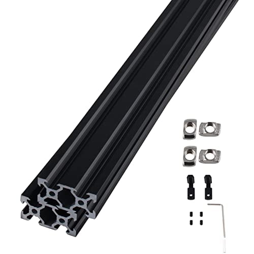 2PCS 600mm 2040 V Slot Aluminum Extrusion European Standard Anodized ...