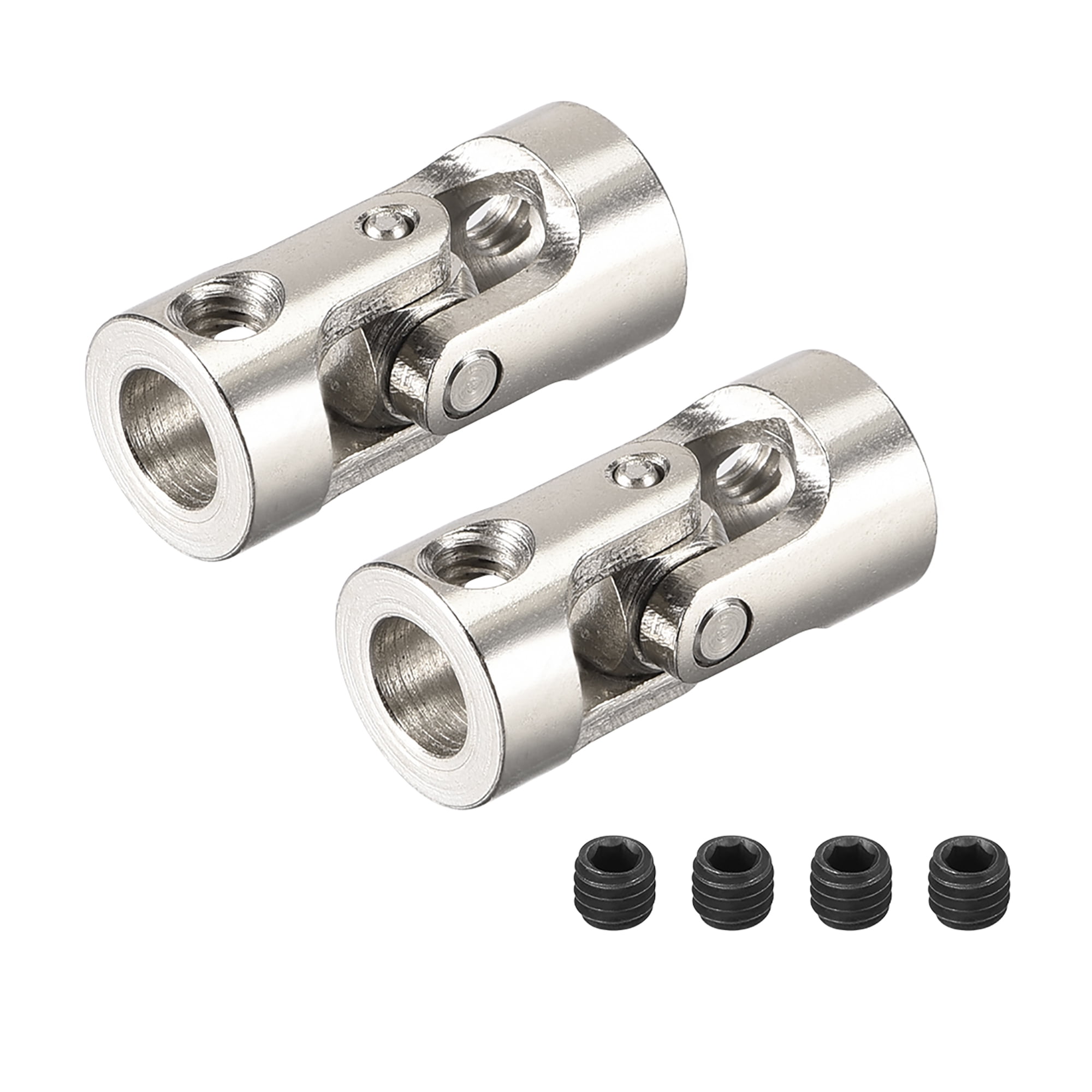 2PCS 6mm to 6mm Rotatable Universal Steering Shaft Coupler Motor ...
