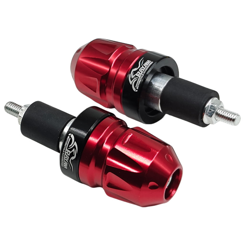 2PCS 7/8" 22mm Motorcycle Handlebar End Plugs, Aluminum Alloy, Enhances ...