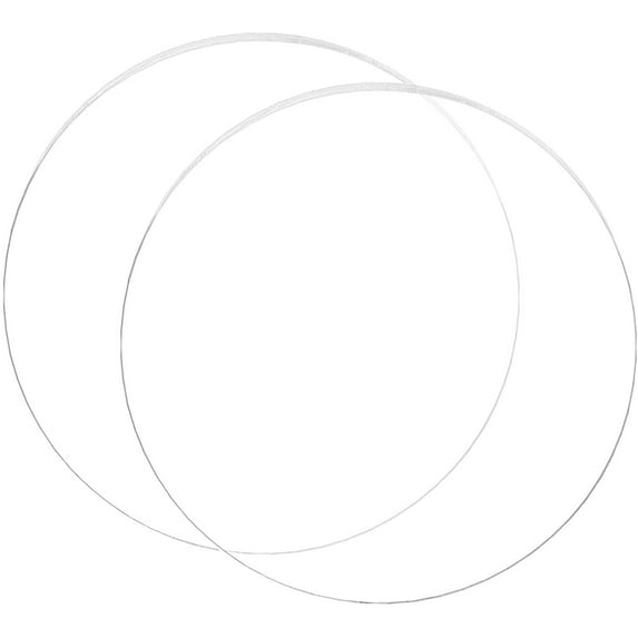 2PCS 7 Inch Clear Acrylic Sheet Round Circle Dis Acrylic Sheet for ...