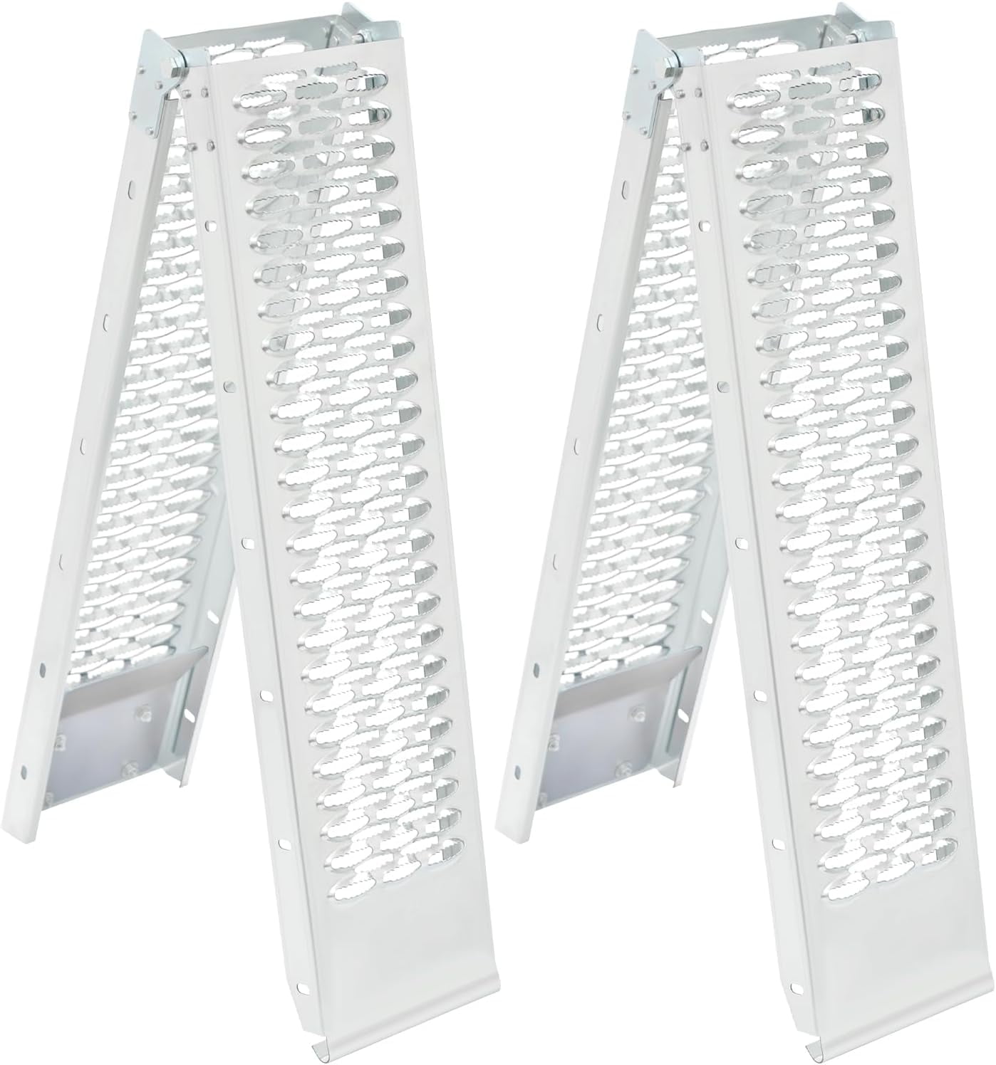 2PCS 76.7'' x 8.7''Loading Ramp, 1060 Lbs Capacity Folding Ramp ...