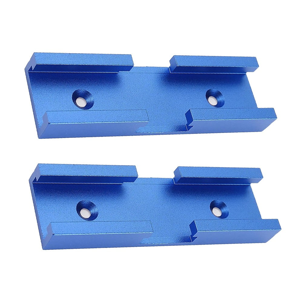 2PCS 80mm Woodworking Chute Cross Track Connector T-Track Intersection ...