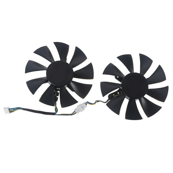 2PCS 87mm Graphics Card Cooling VGA Fan GFY09010E12SPA 4Pin 12V 0.5A ...