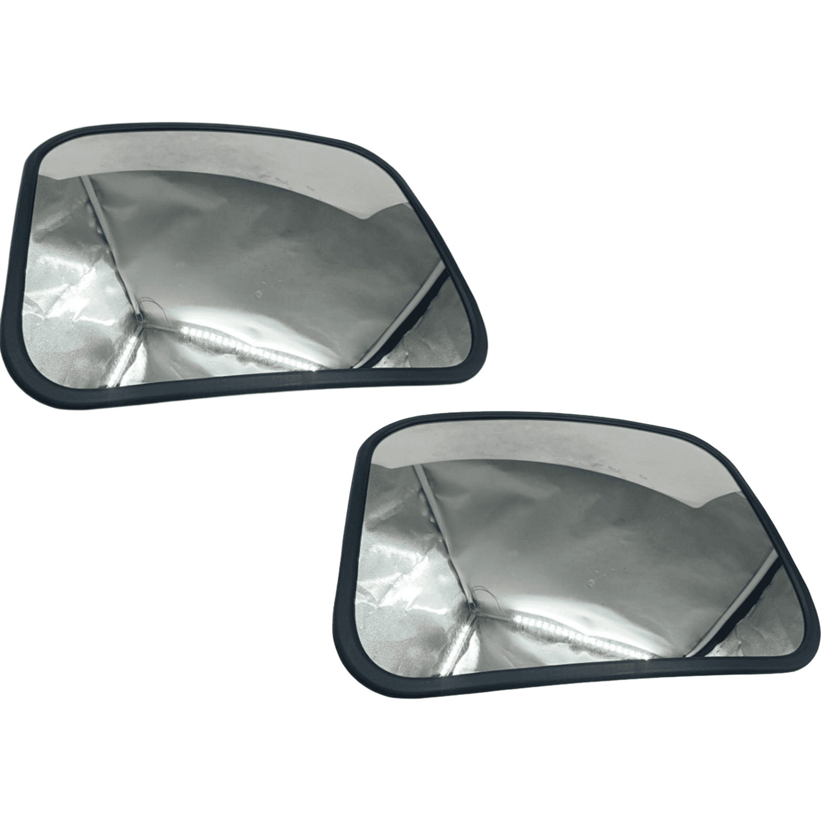 2PCS 9" X12" Mirror for Excavator Komatsu Hitachi Kobelco Caterpillar ...