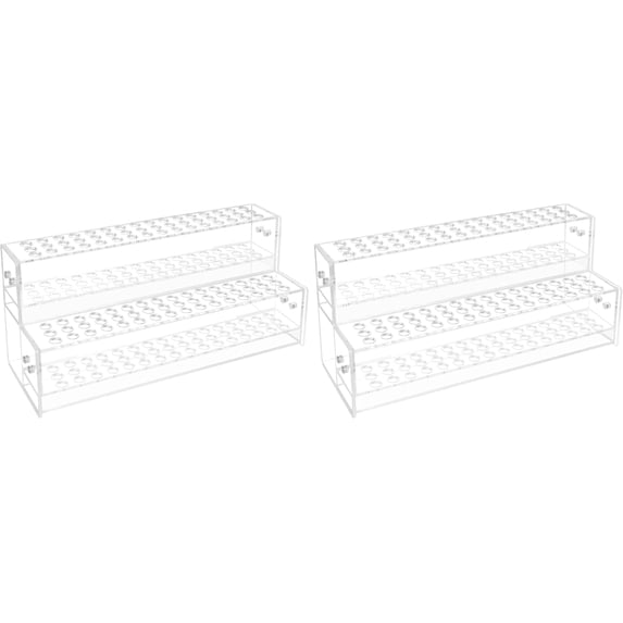2PCS 96-Slots Pen Display Stand,2-Tier Acrylic Pen Holder for Craft ...