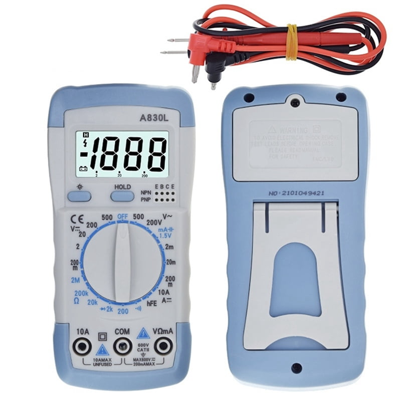2PCS A830L LCD Digital Current Voltage Tester Module Digital Display ...