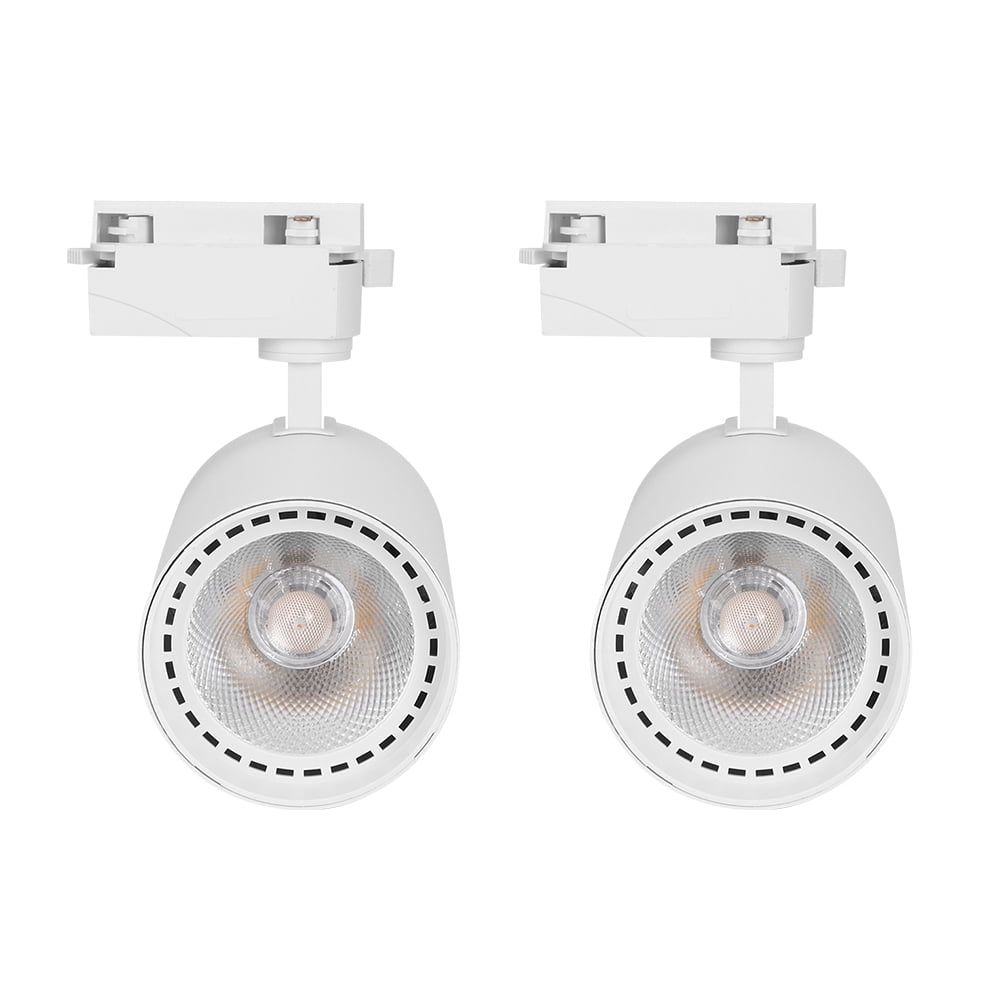 2PCS AC220V 30W 4000K Adjustable Angle LED Spotlight Track Light for ...