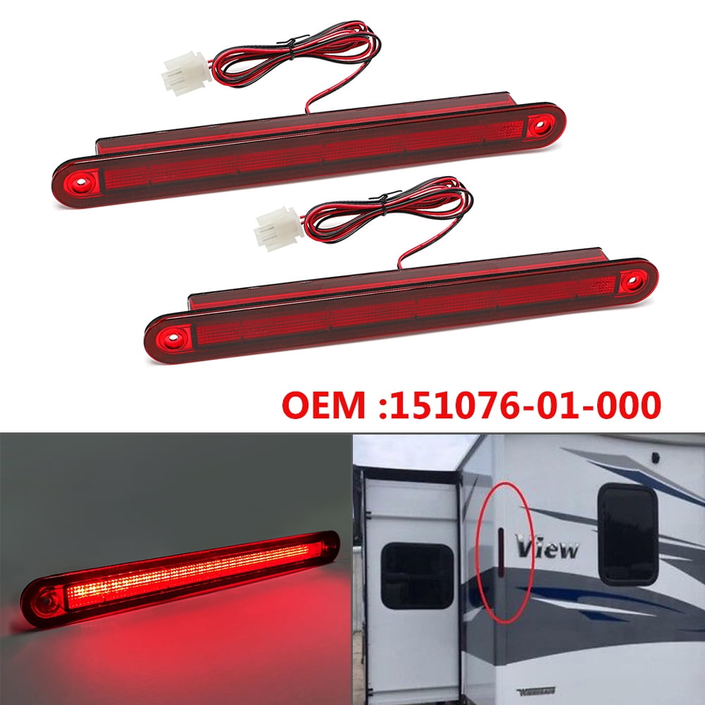 2PCS ATC Tail LED Stop Brake Light 12 Rear Tail Stop Signal Warning ...