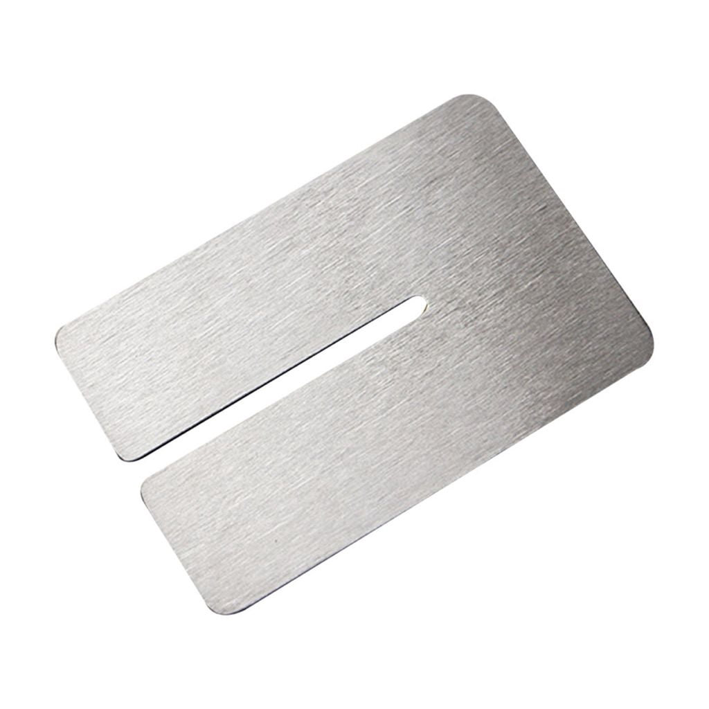 2PCS Acrylic Punching Aid Plate Stainless Steel Leather Stitching Aid ...