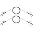 2PCS Adjustable Picture Hanging Wire 2m x 1.5mm Large Hooks, Picture ...