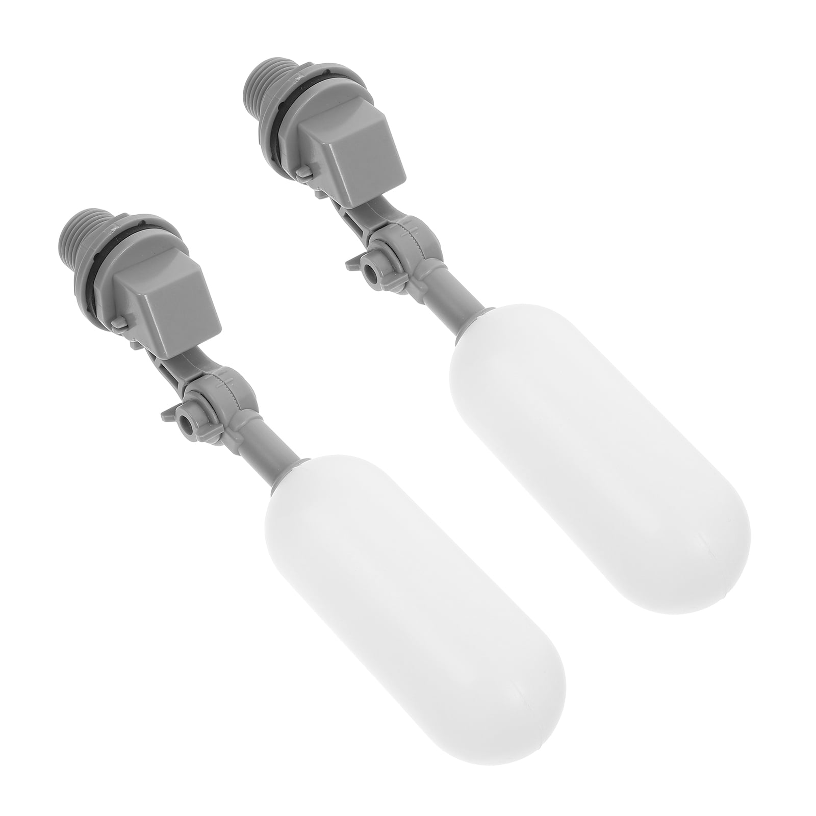 2PCS Adjustable Plastic Float Valve 1/2 Inch Automatic Water Level ...