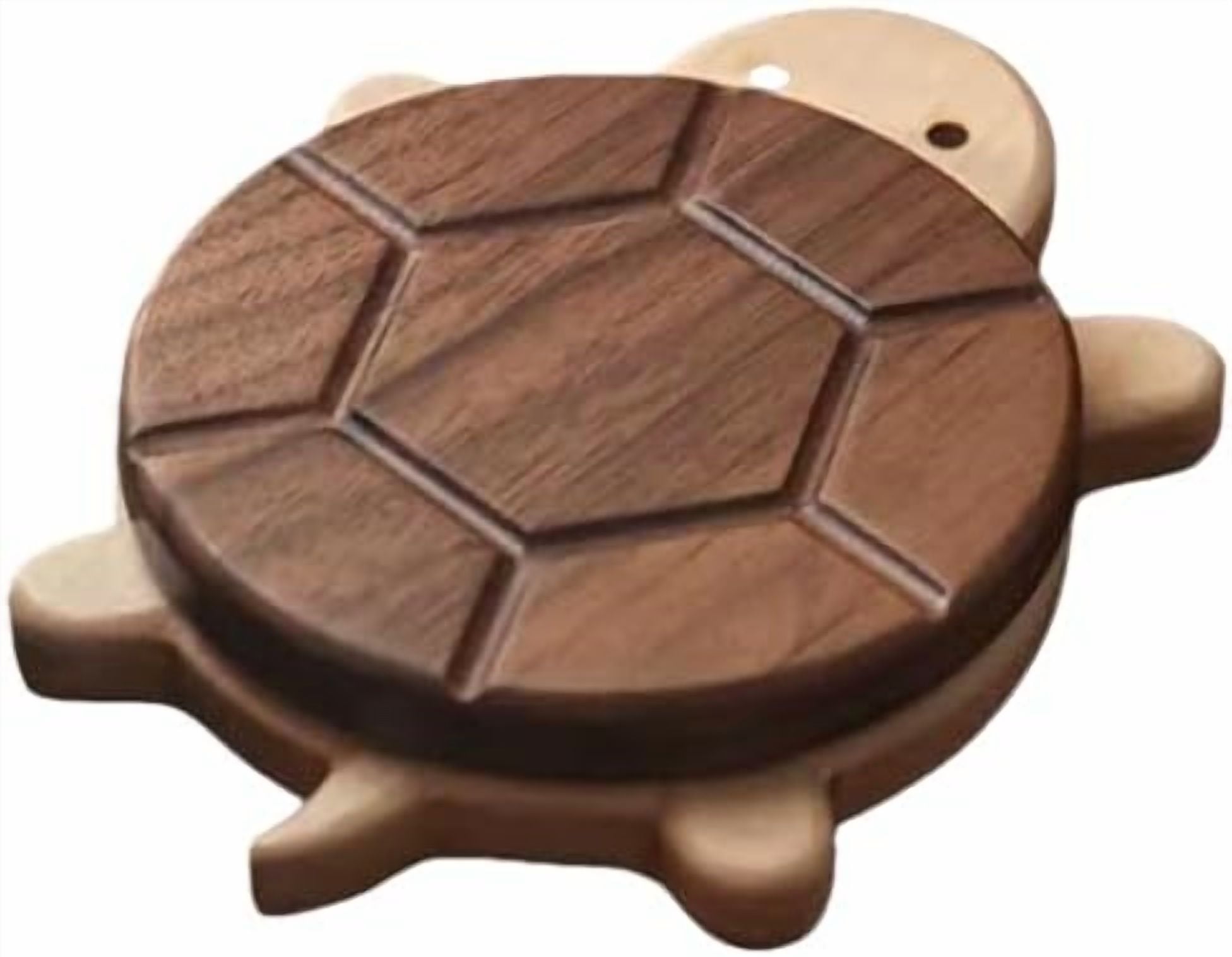 2PCS Adorable Turtle Wooden Coaster – Premium Heat-Resistant Drink ...