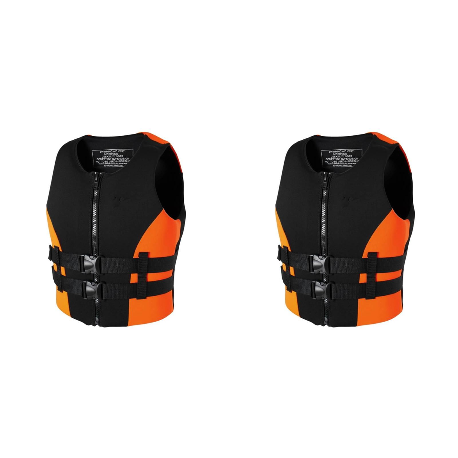 2PCS Adult Buoyancy Vest for Kayaking Water Sports - Adjustable ...