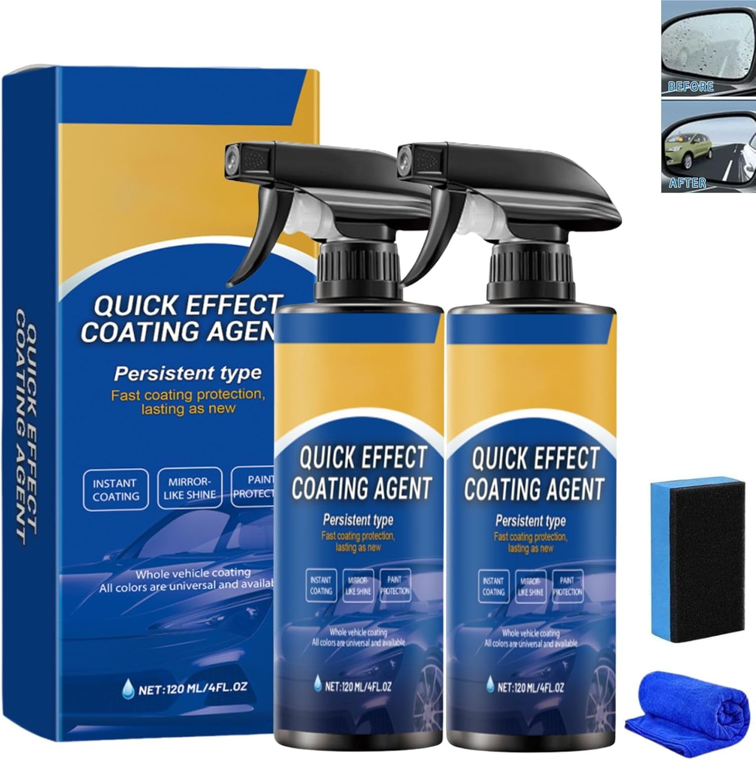2PCS Advanced Car Quick-acting Coating Agent Spray, 2025 New Quick ...