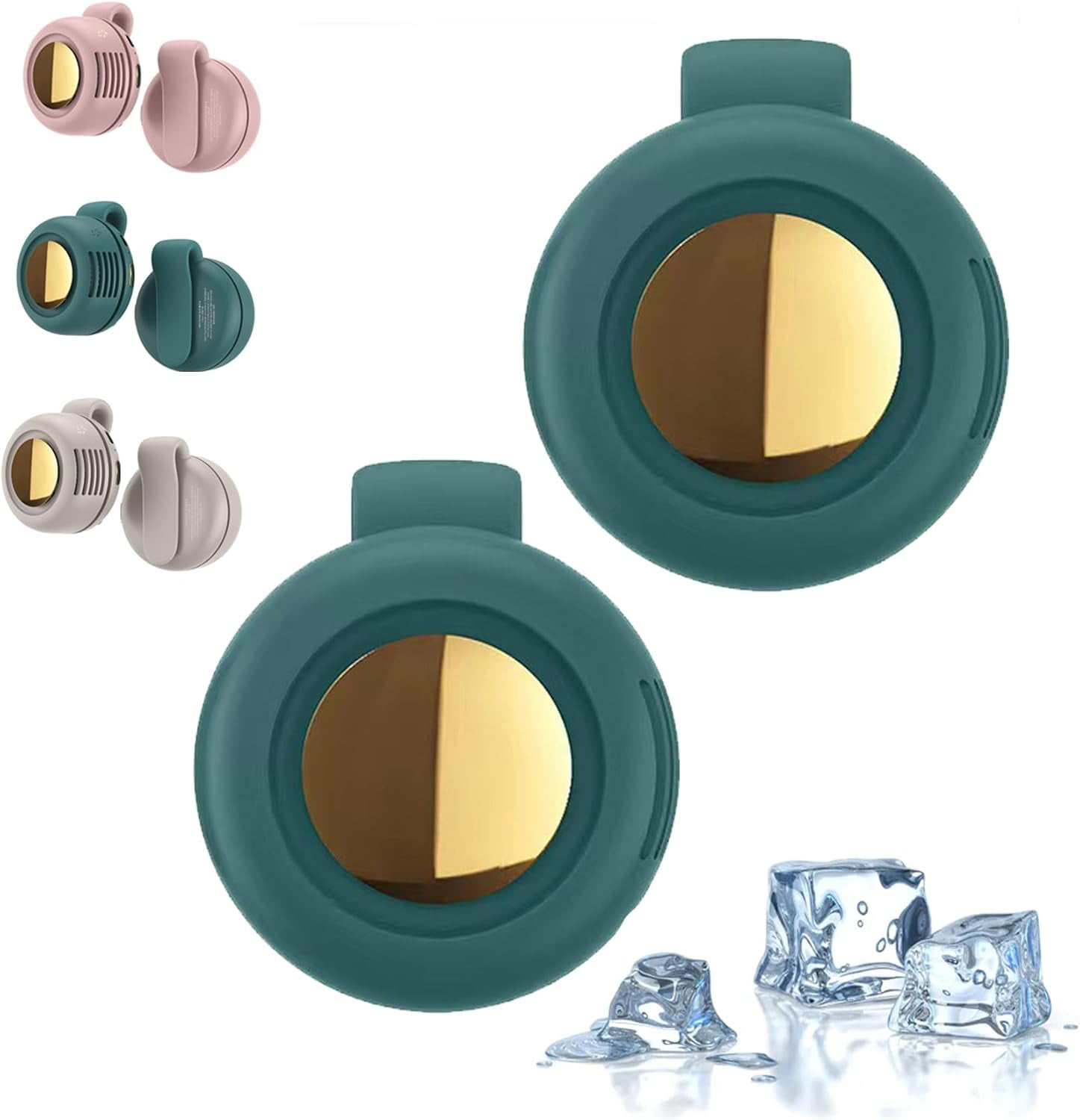 2PCS Aerio Clip On Fan, Portable Silent Mini Bladeless Electric Fan ...