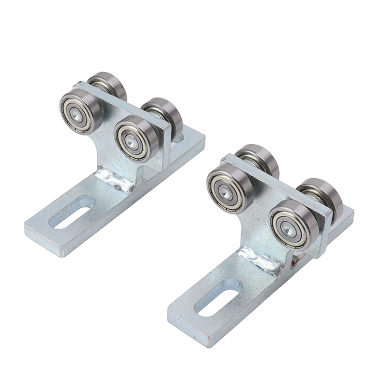 2PCS Alloy Steel 4-Wheel Trolley Assembly T-Type for 1-5/8in Taller ...