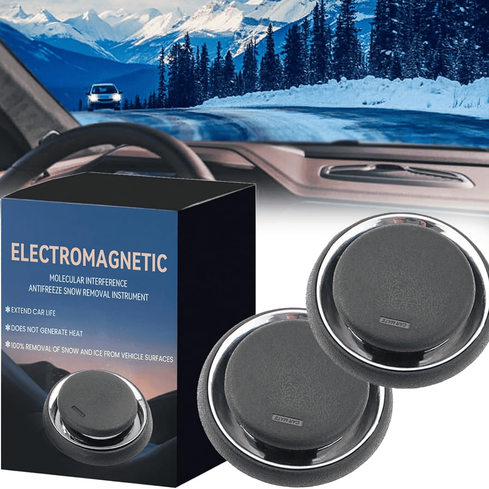 2PCS Antifreeze Device, 2026 New Anti Freeze Electromagnetic Car Snow ...