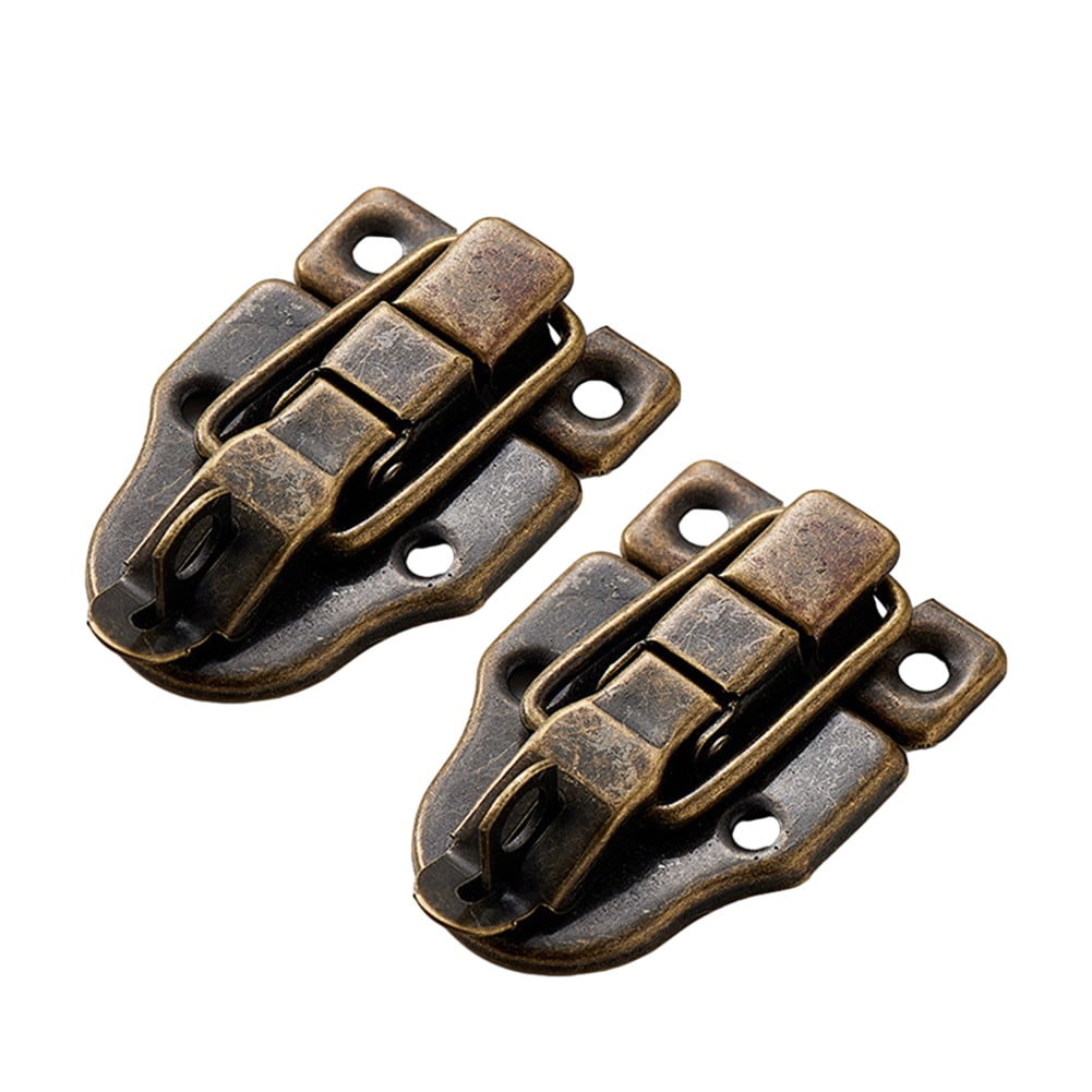 2PCS Antique Luggage Duckbill Buckle Flight Case Latch Luggage Lockable ...