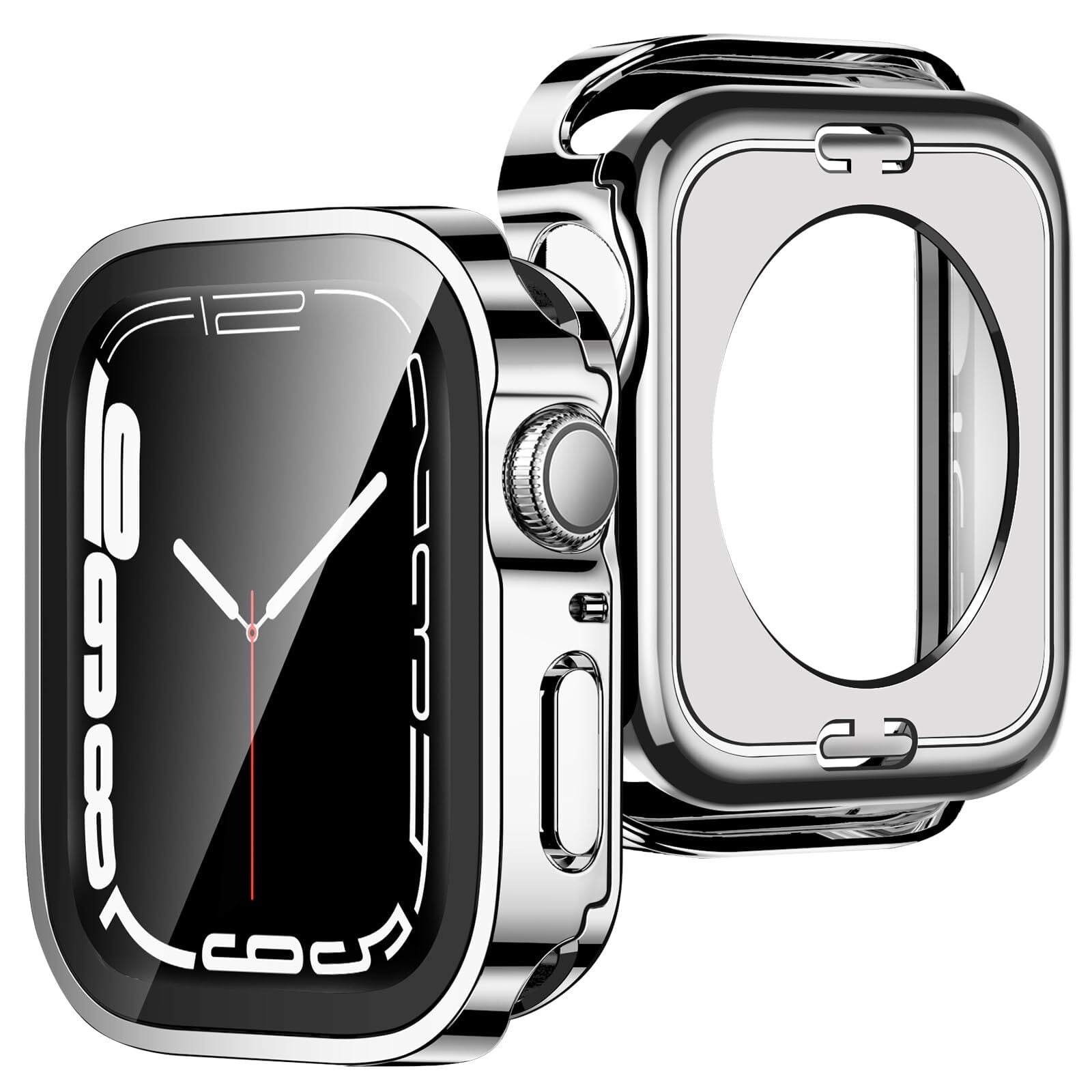 2PCS Apple Watch Case, 2 in 1 Waterproof Case for Apple Watch Screen ...