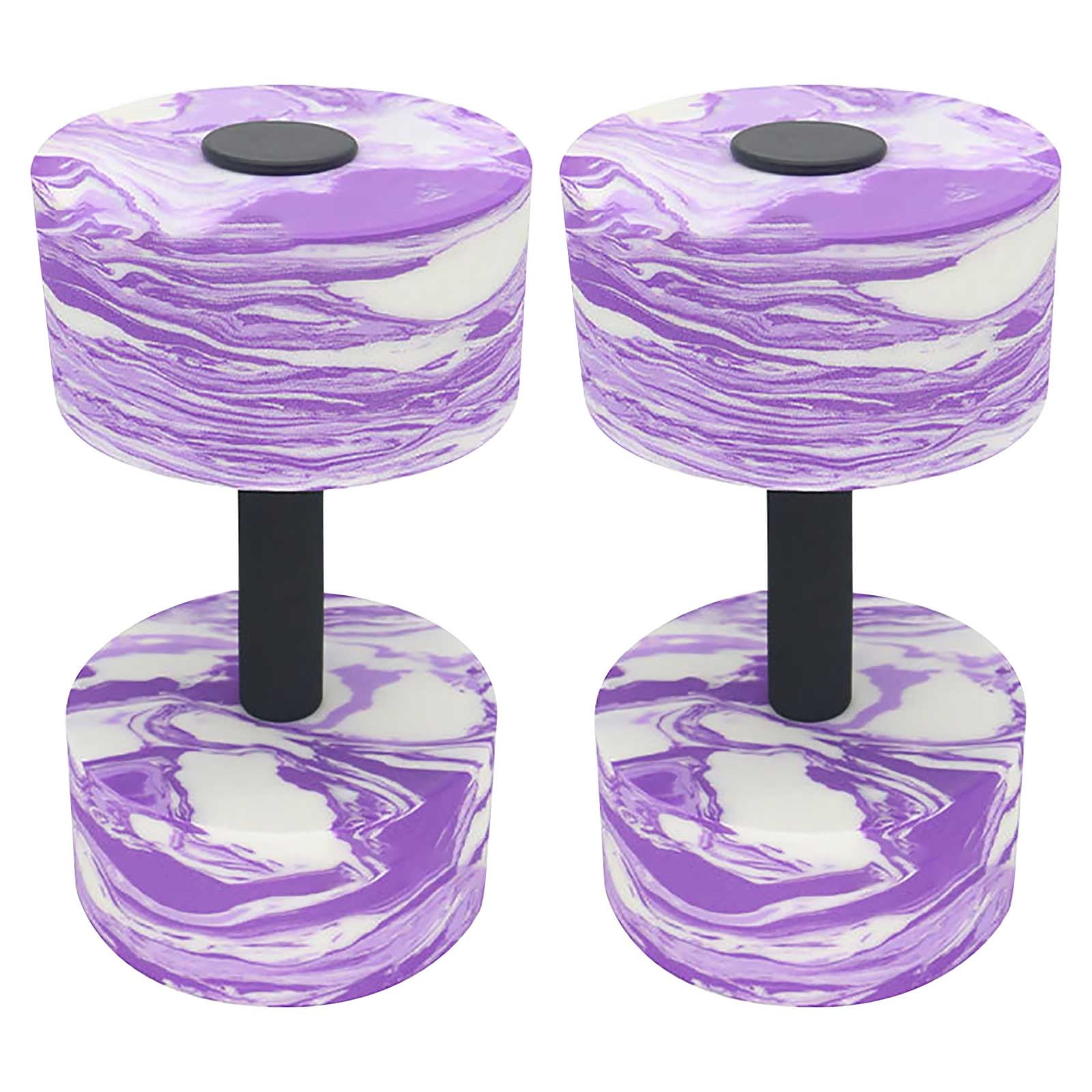 2PCS Aquatic Exercise Dumbbells,Water Weights for Pool Exercise, EVA ...