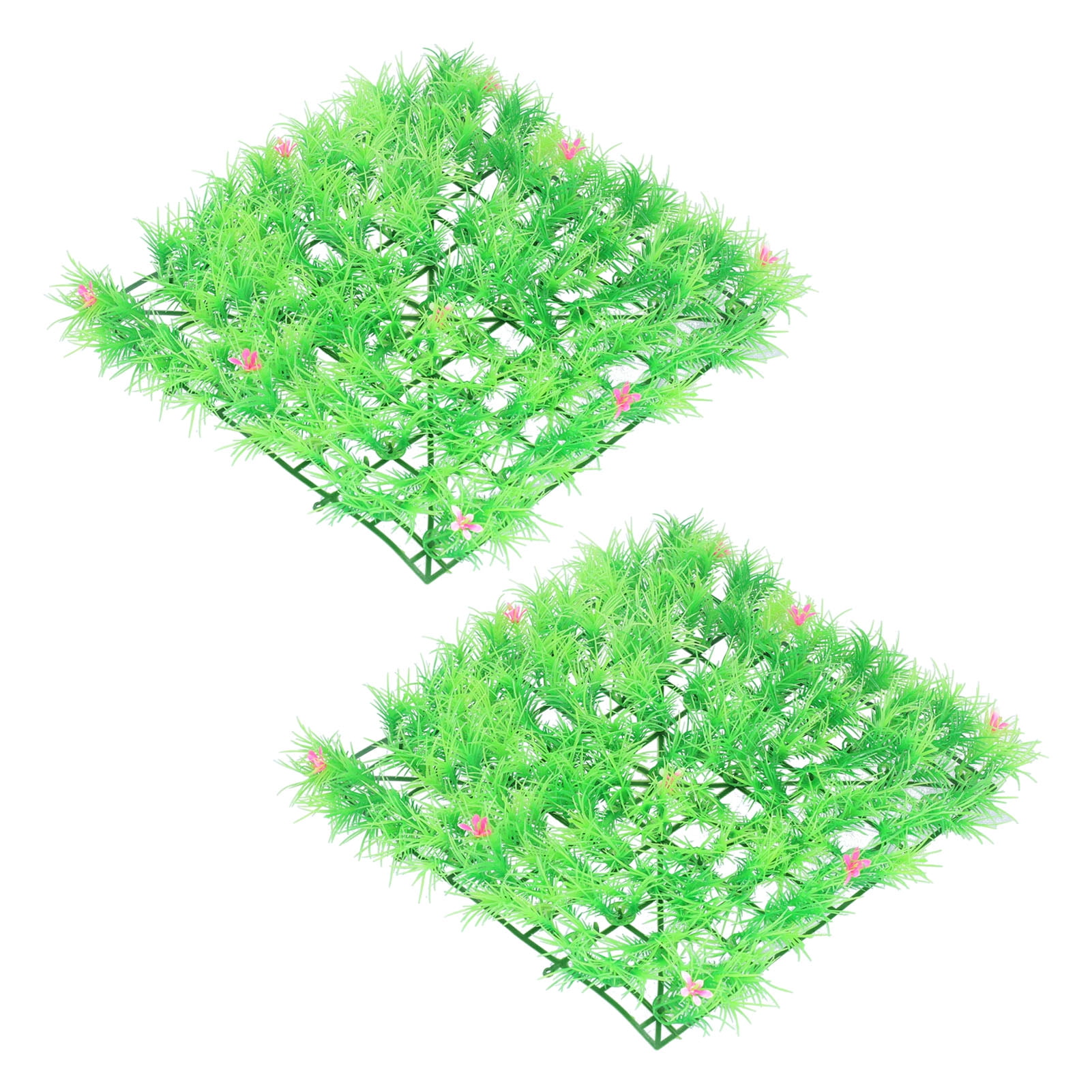 2PCS Artificial Grass Lawn Simulation Fine Pine Needle Turf for Indoor ...