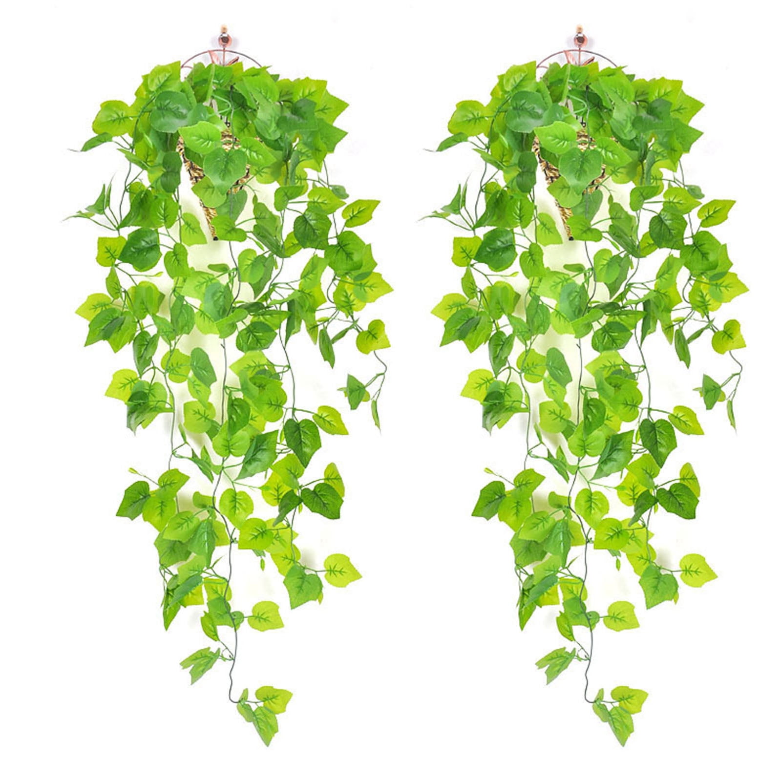 2PCS Artificial Hanging Plants Fake Ivy Vine Hanging Greenery Plants ...
