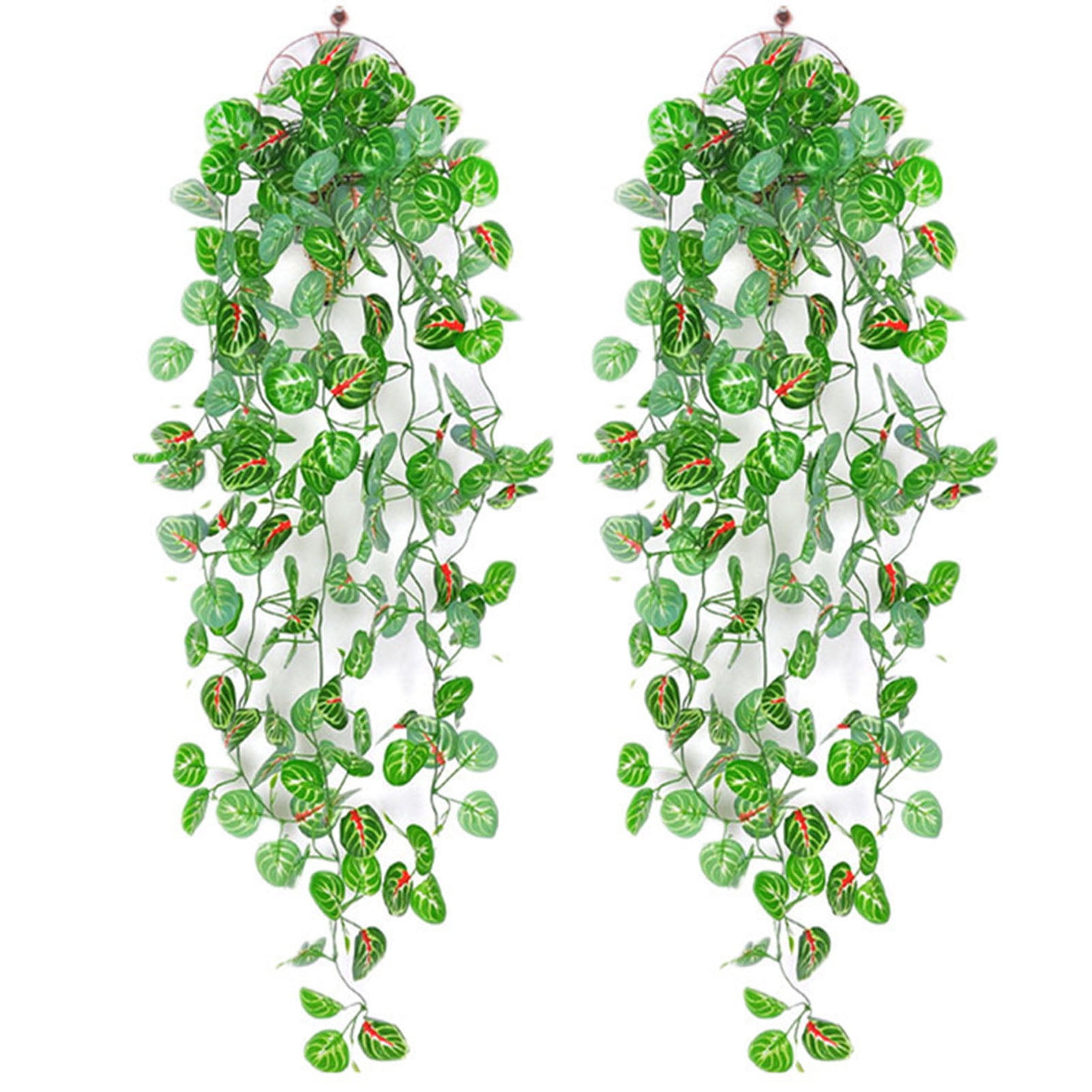 2PCS Artificial Hanging Plants Fake Ivy Vine Hanging Greenery Plants ...
